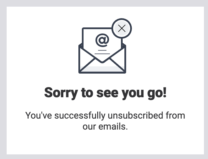 How do I unsubscribe from email?
