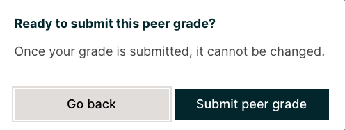 Assess peer responses